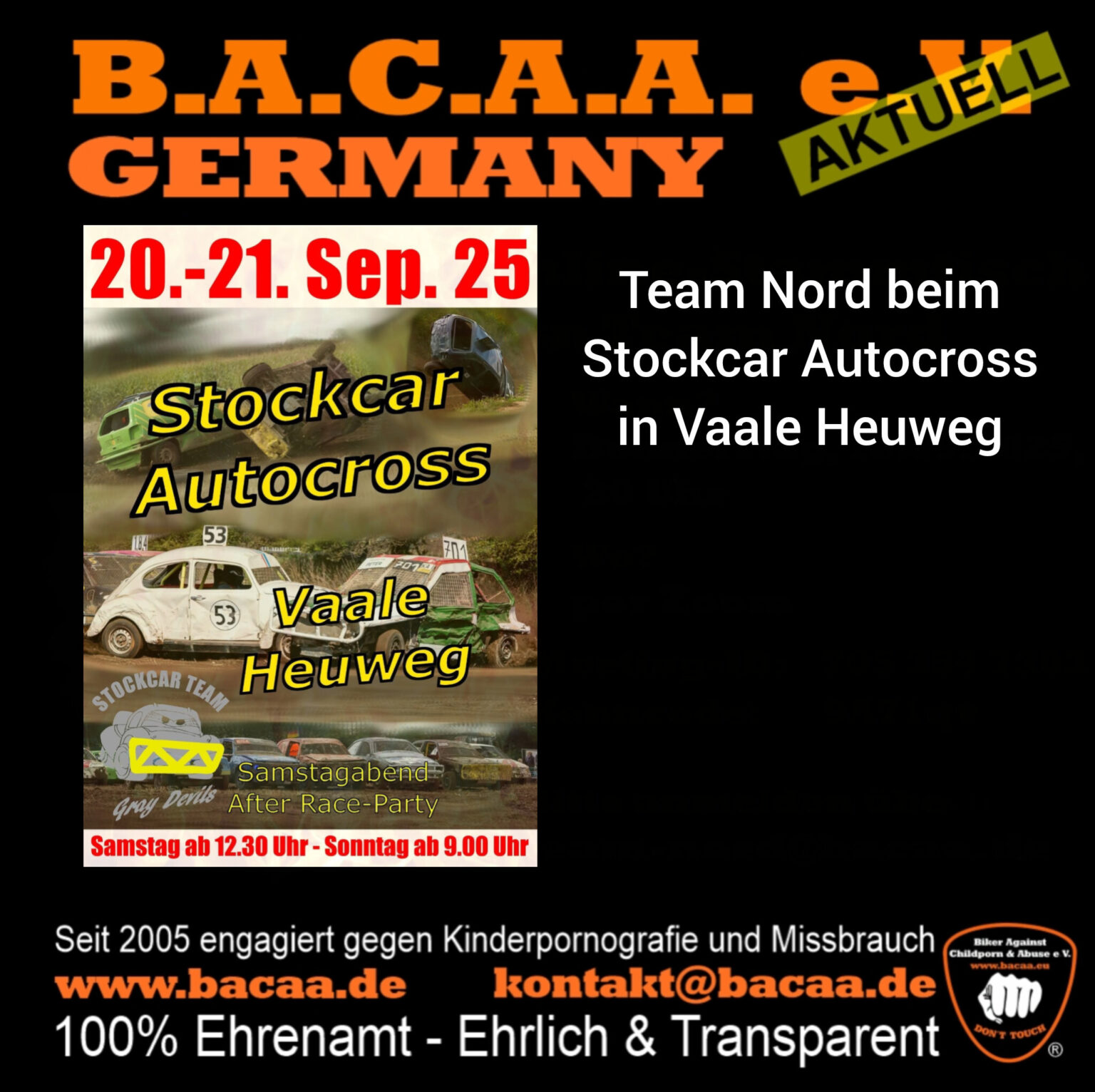 Bacaa e.V. – Biker gegen Kinderpornografie und Missbrauch. - Nicht ...